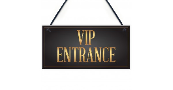 VIP ENTRANCE Party Awards Night Hanging Bar Plaque Party Gift