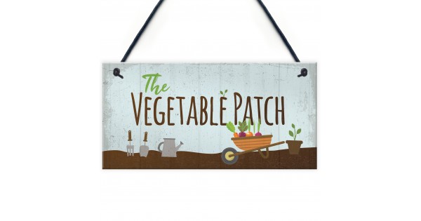 Vegetable Patch Vegetable Garden Shed Sign Grandad Grandma