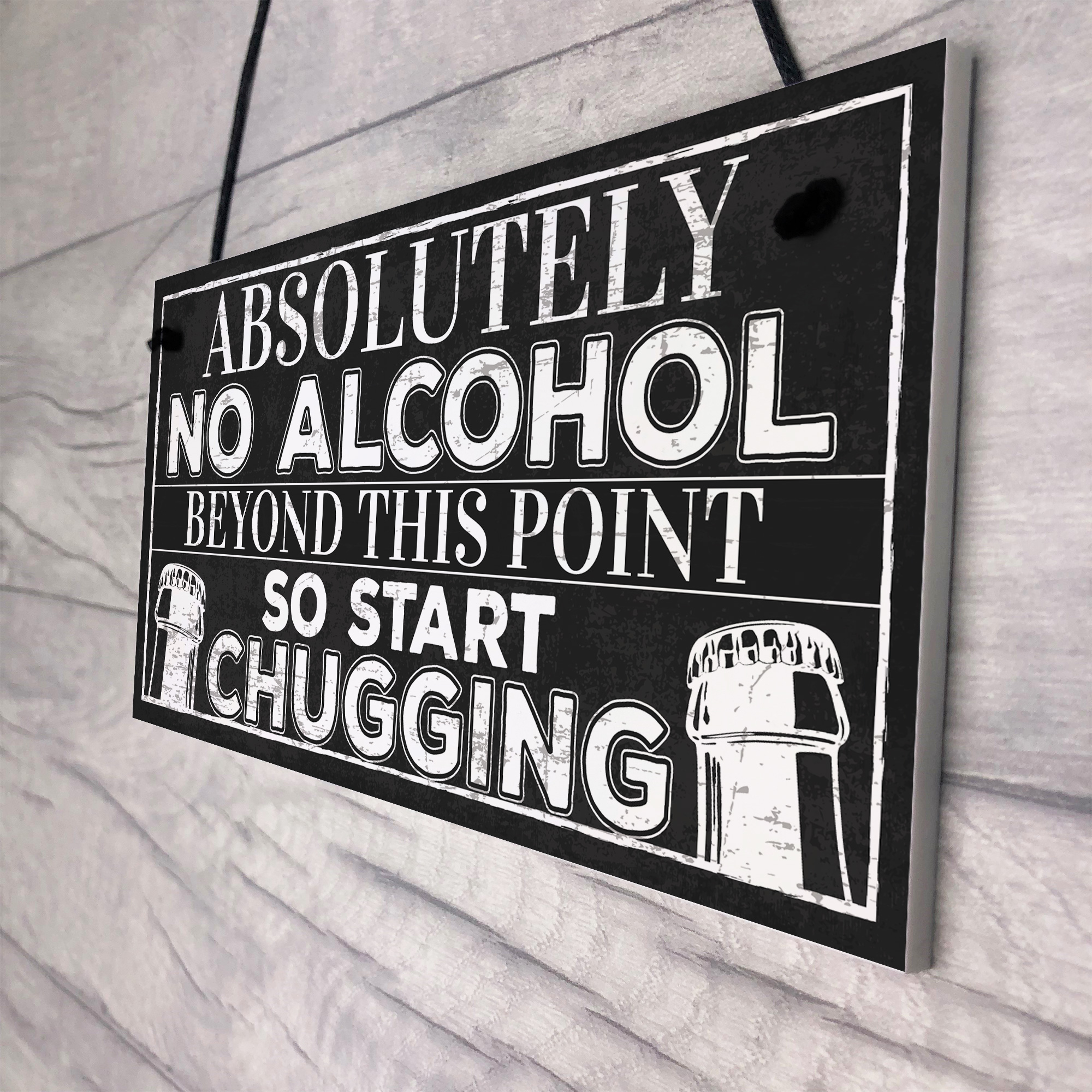 Funny No Alcohol Beyond This Point Home Bar Hot Tub Jacuzzi Gift