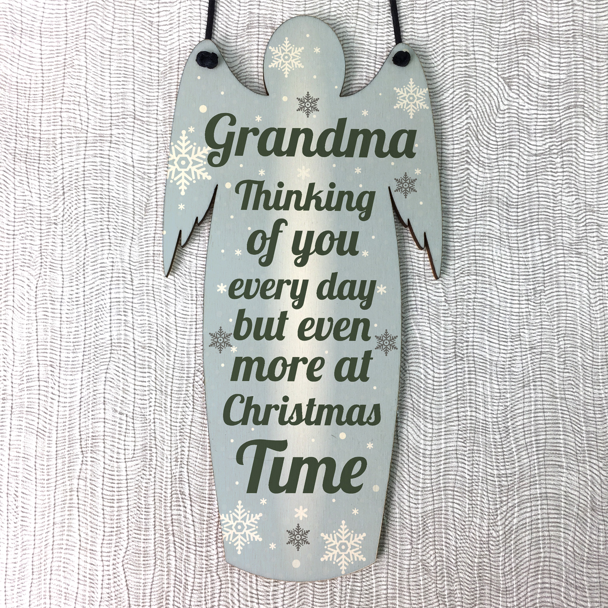 Grandma Memorial Wooden Angel In Memory Plaque Rememberance