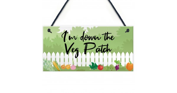 Garden Signs Vegetable Patch Sign Shed Sign Summer House Plaque