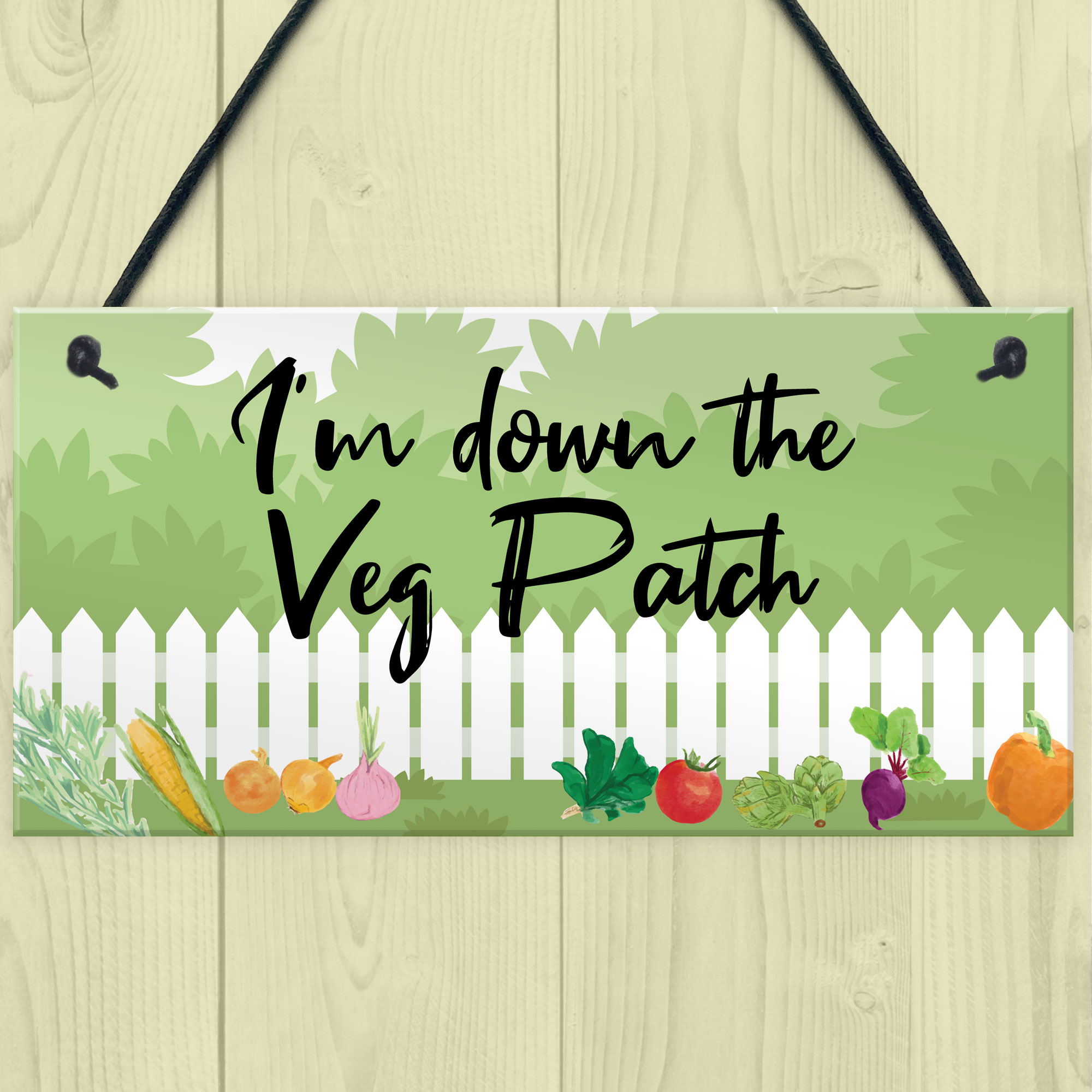 Garden Signs Vegetable Patch Sign Shed Sign Summer House Plaque