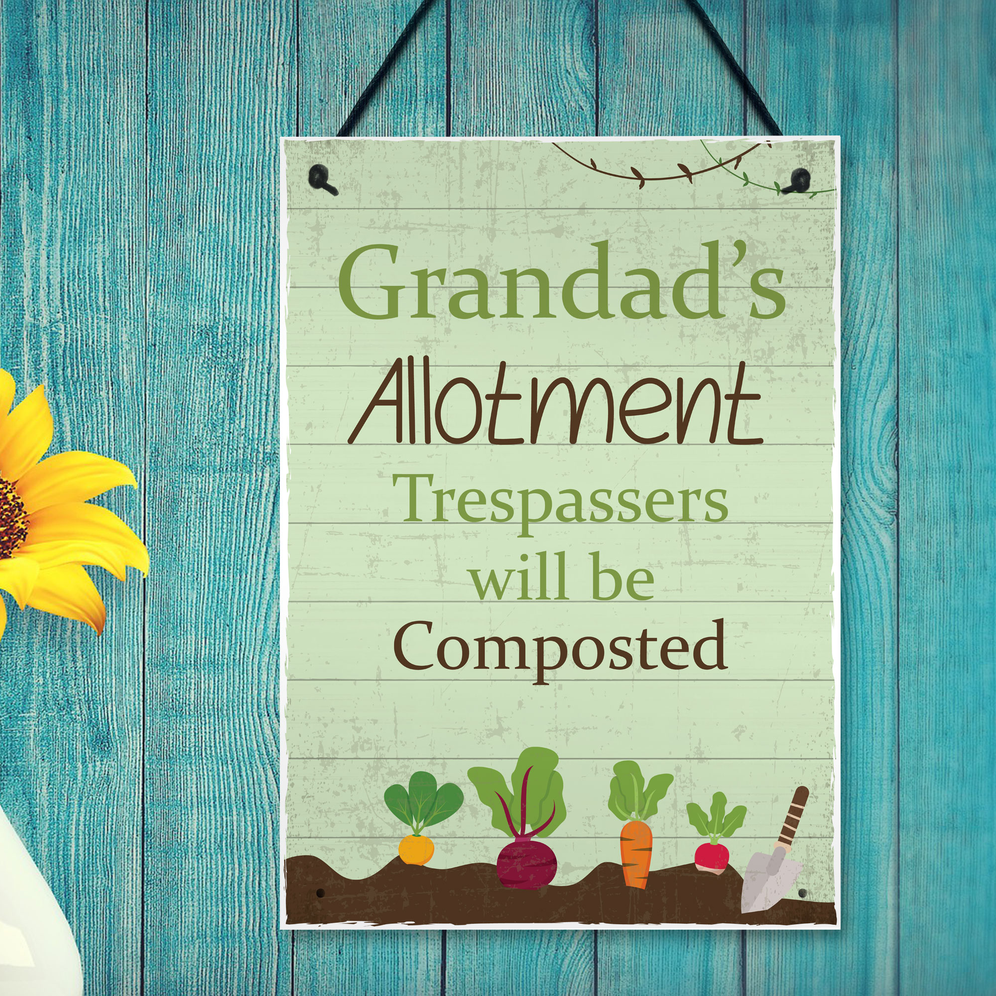 Allotment Sign Personalised Hanging Wall Plaques Summer House allotment-sign-personalised-hanging-wall-plaques-summer-house