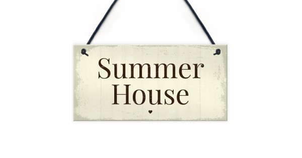 Summer House Plaque Garden Signs And Plaques Shed Decorations