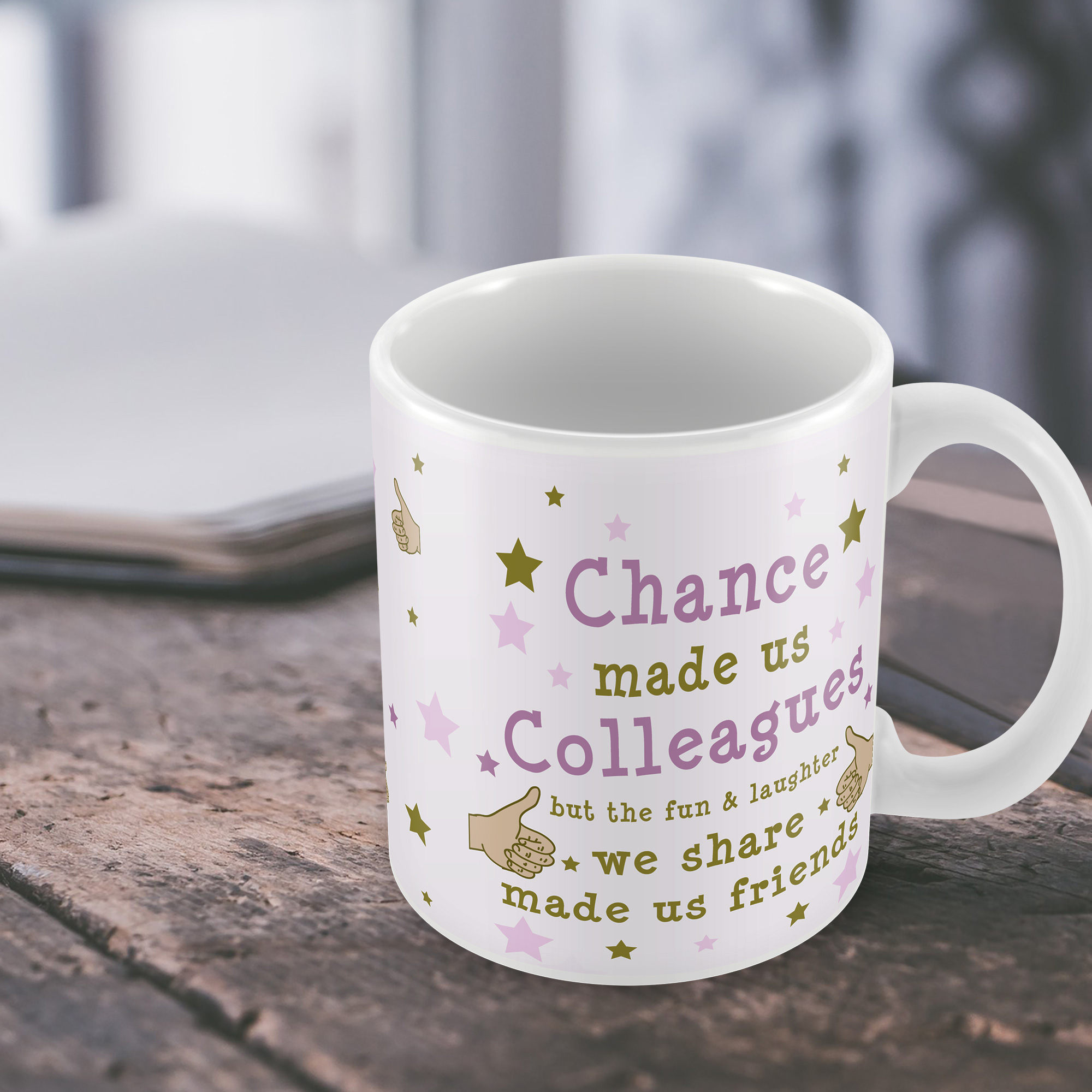 Chance Made Us Colleagues Mug Friendship Gift Colleague Leaving