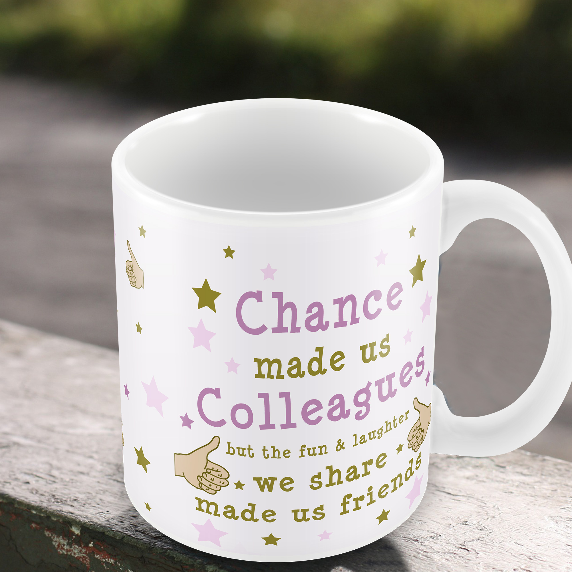 Chance Made Us Colleagues Mug Friendship Gift Colleague Leaving