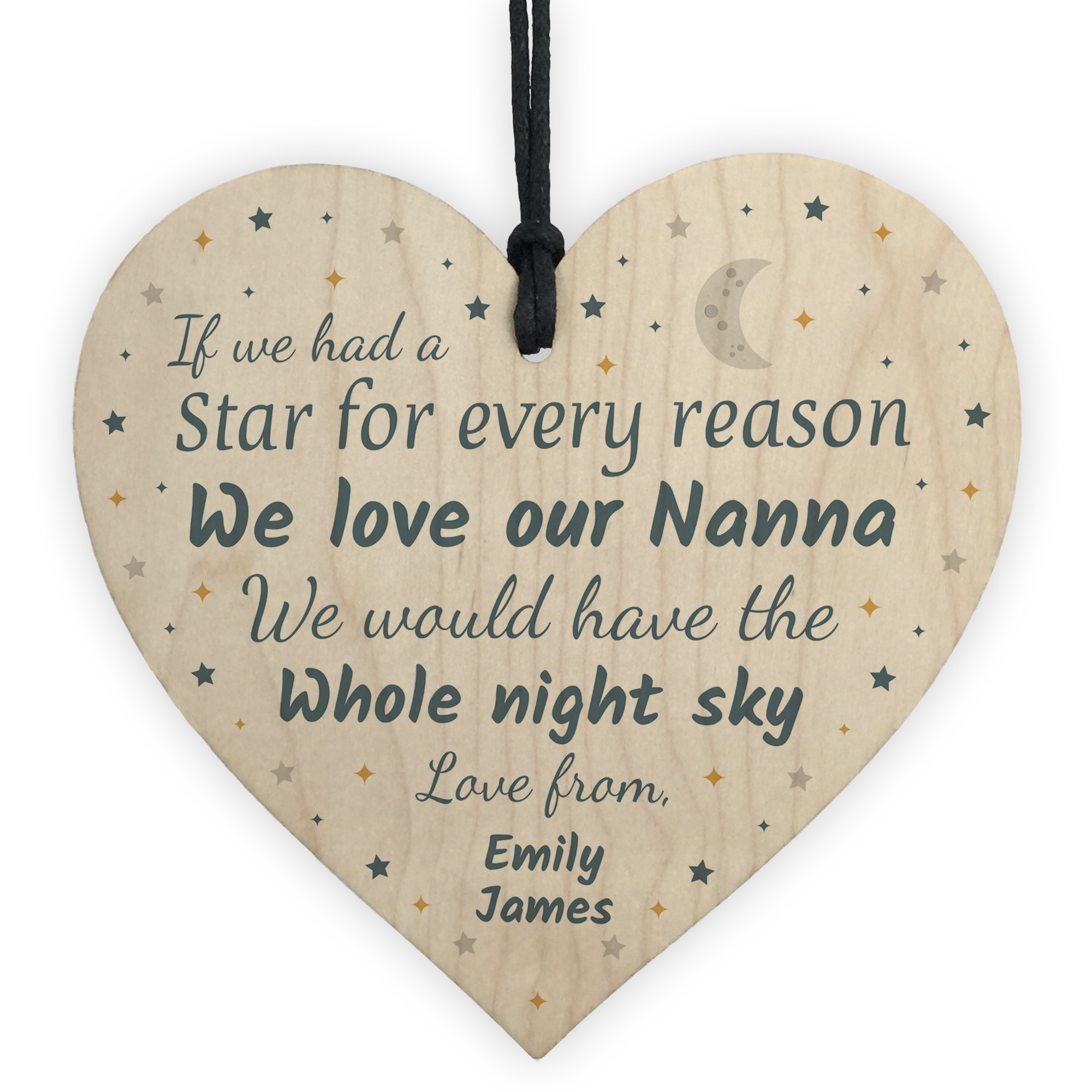 Personalised Gift For Nanna Birthday Christmas Gift Love Sign