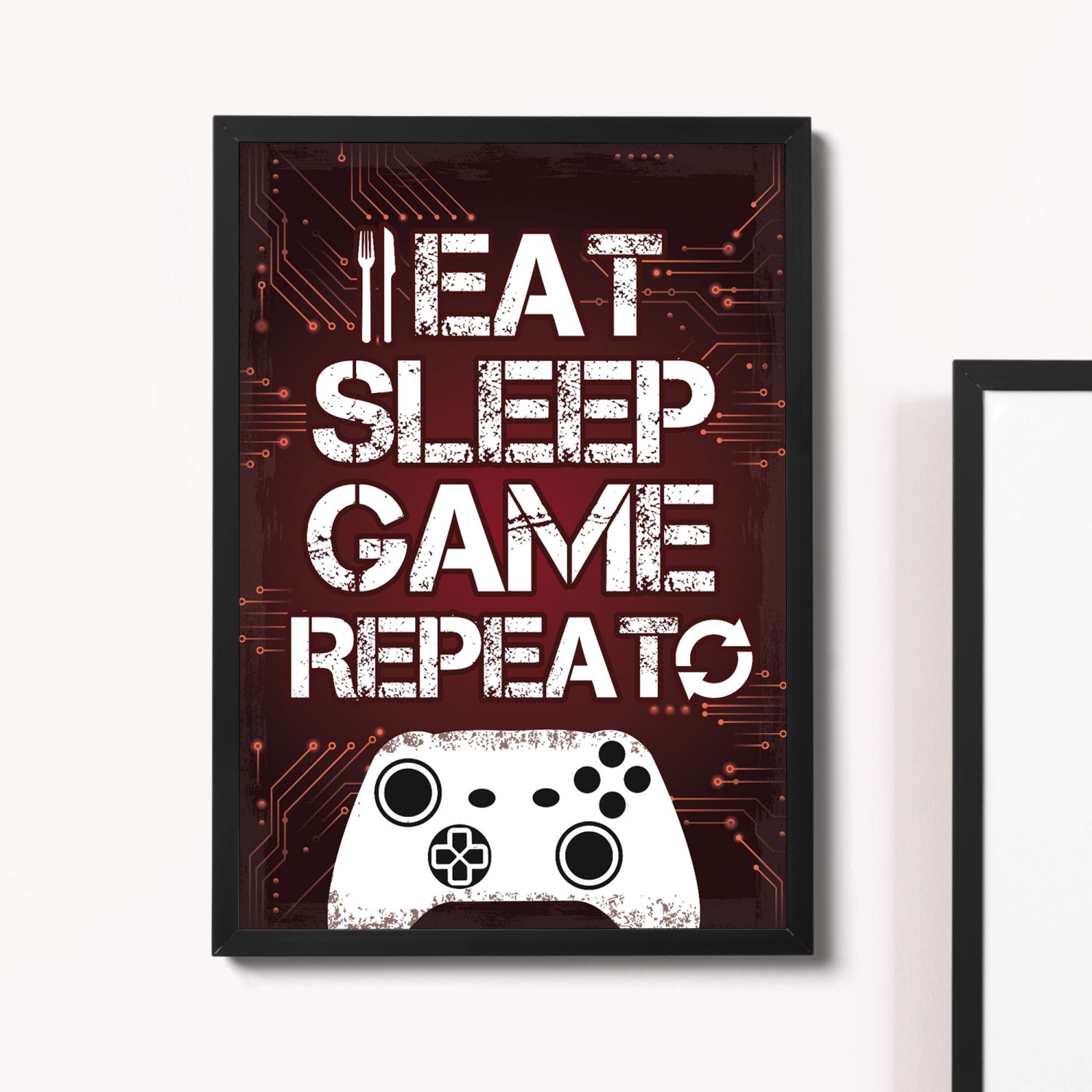 Gaming Sign For Boys Bedroom Man Cave Gamer Gift For Son Frame