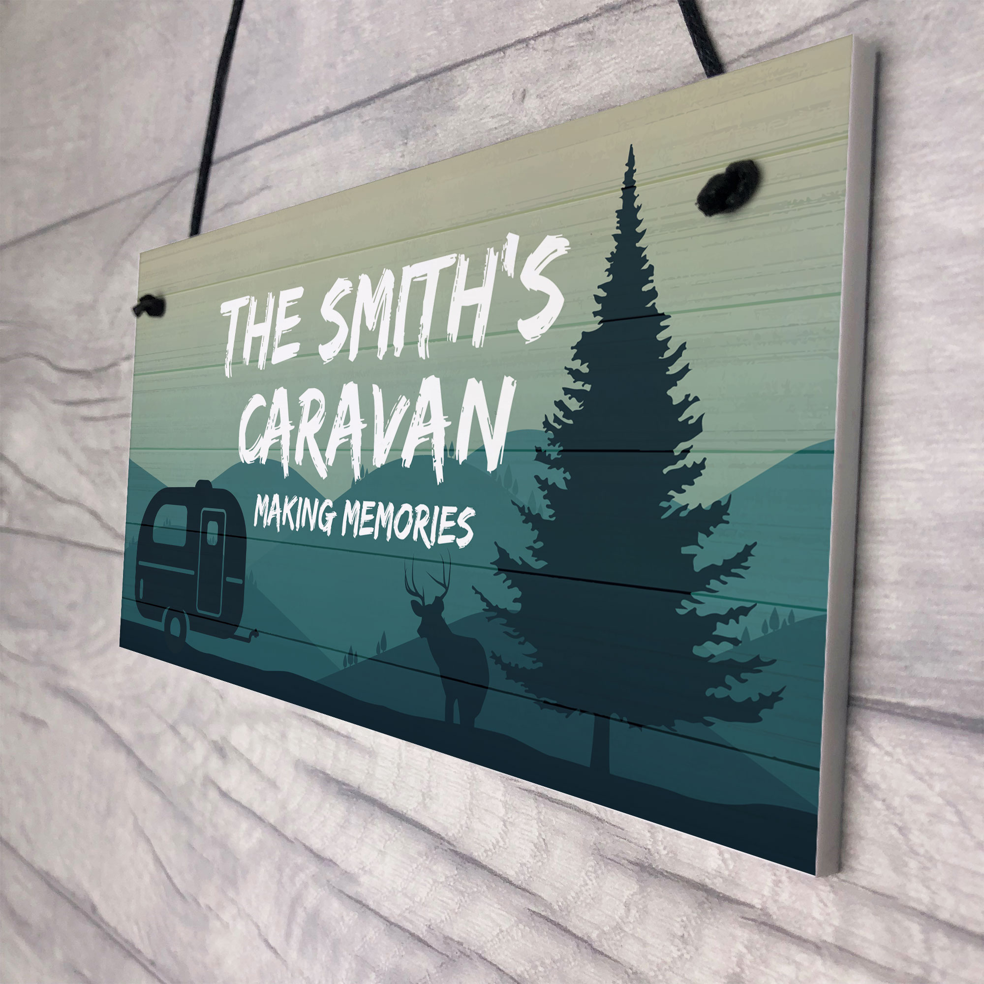 Novelty Caravan Sign PERSONALISED Plaque Caravan Accessories