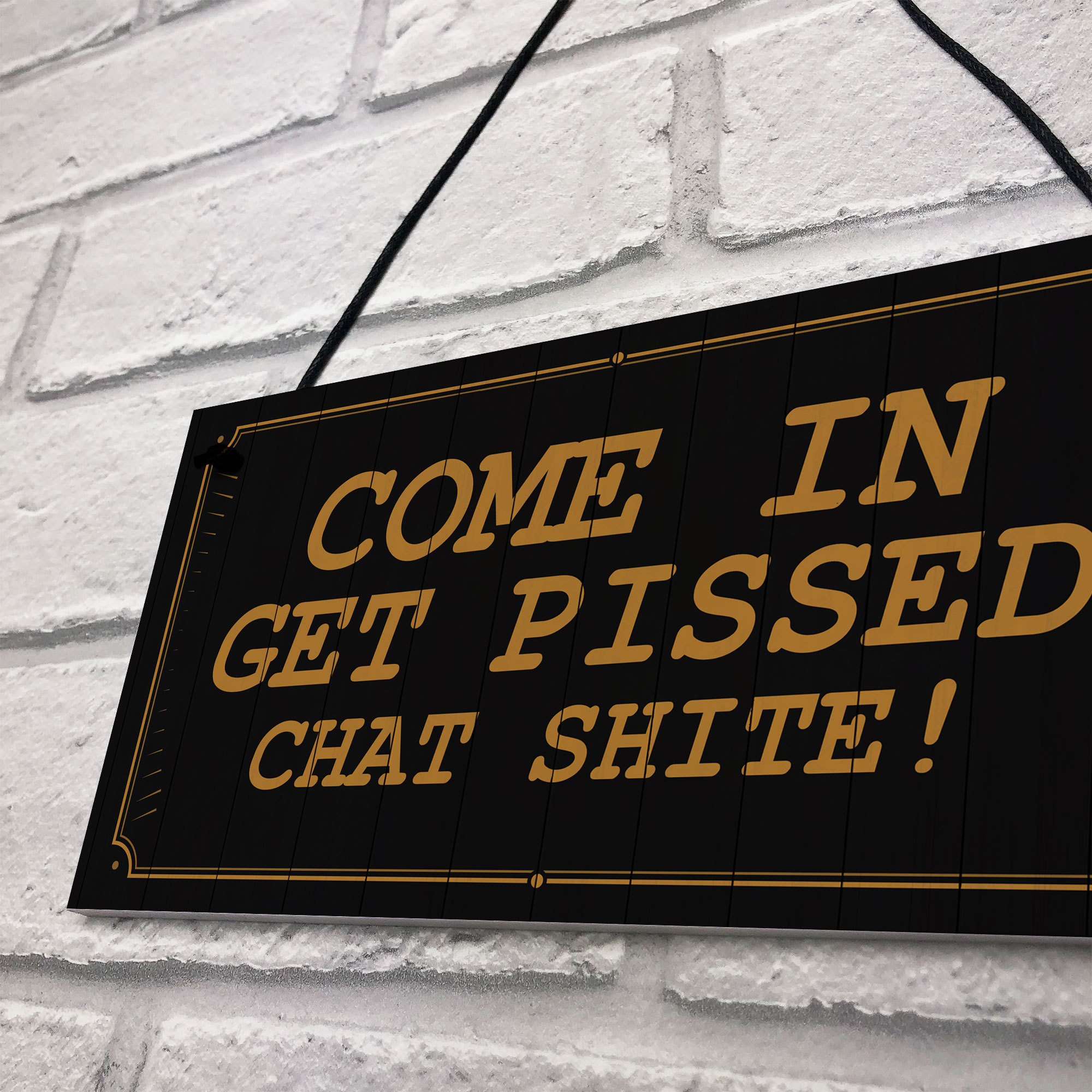 Funny Rude Bar Signs Plaques For Home Bar Man Cave Novelty