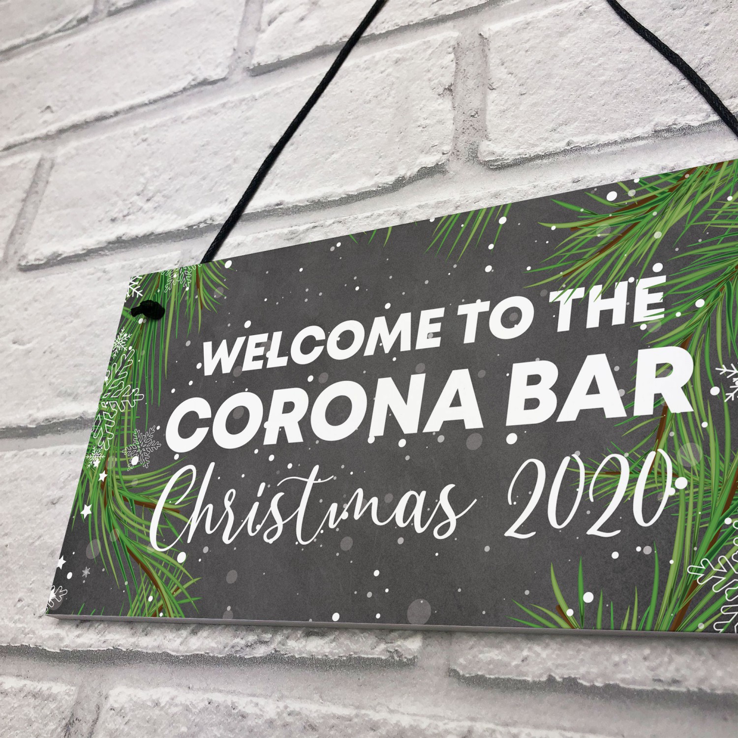 Welcome To The Corona Bar Sign Christmas Decor Home Bar Sign