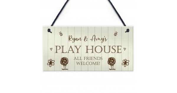 Play house sign store