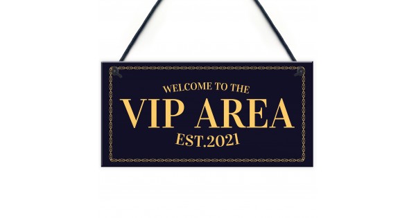 VIP AREA Home Bar Sign Novelty Beer Garden Bar Signs Man Cave