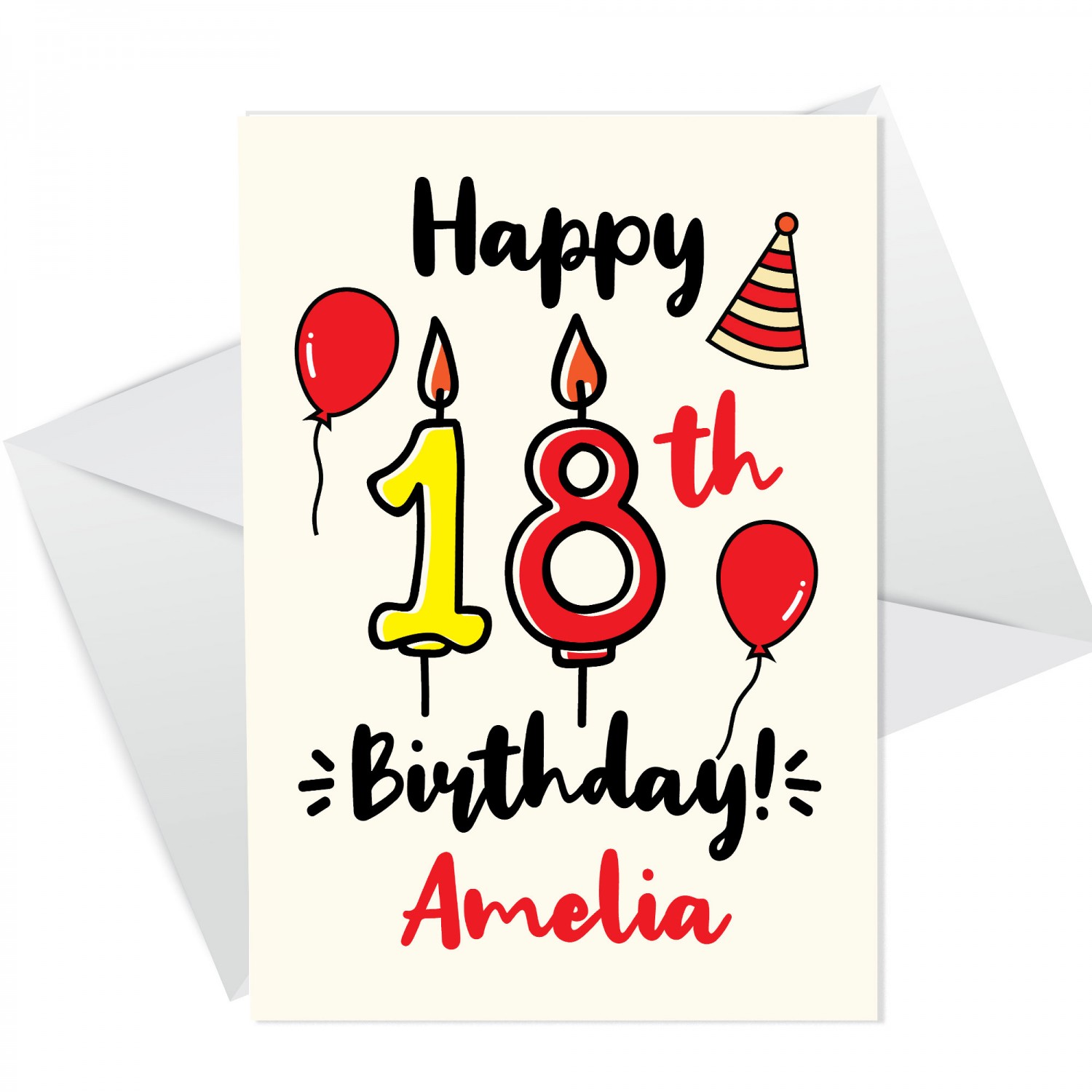 18th Birthday Card For Daughter Son Personalised Male Female 18th Birthday Card For Daughter Son Personalised Male Female