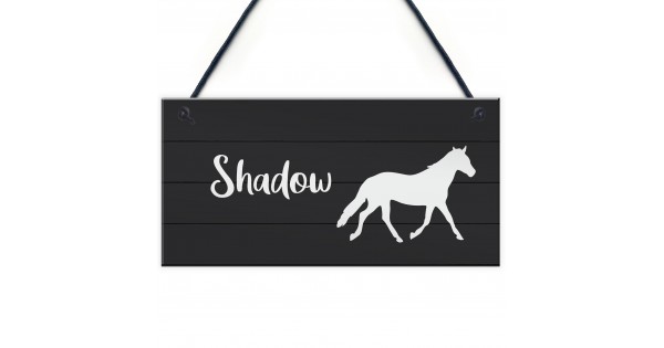 Horse Stable Sign Personalised Hanging Door Sign Horse Sign
