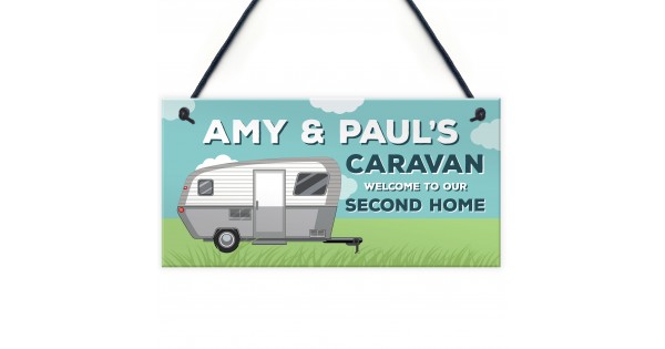 Personalised Caravan Gifts Home Decor Caravan Motorhome Signs