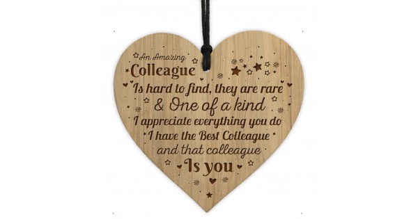Gift for Colleague Sign Wooden Colleague Birthday Gifts