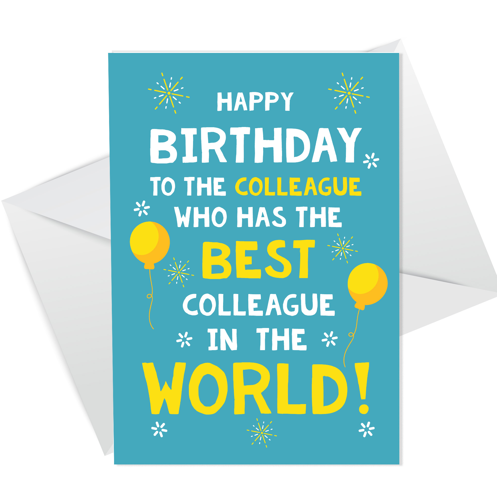 Birthday Card For Colleague Work Colleague Coworker Funny