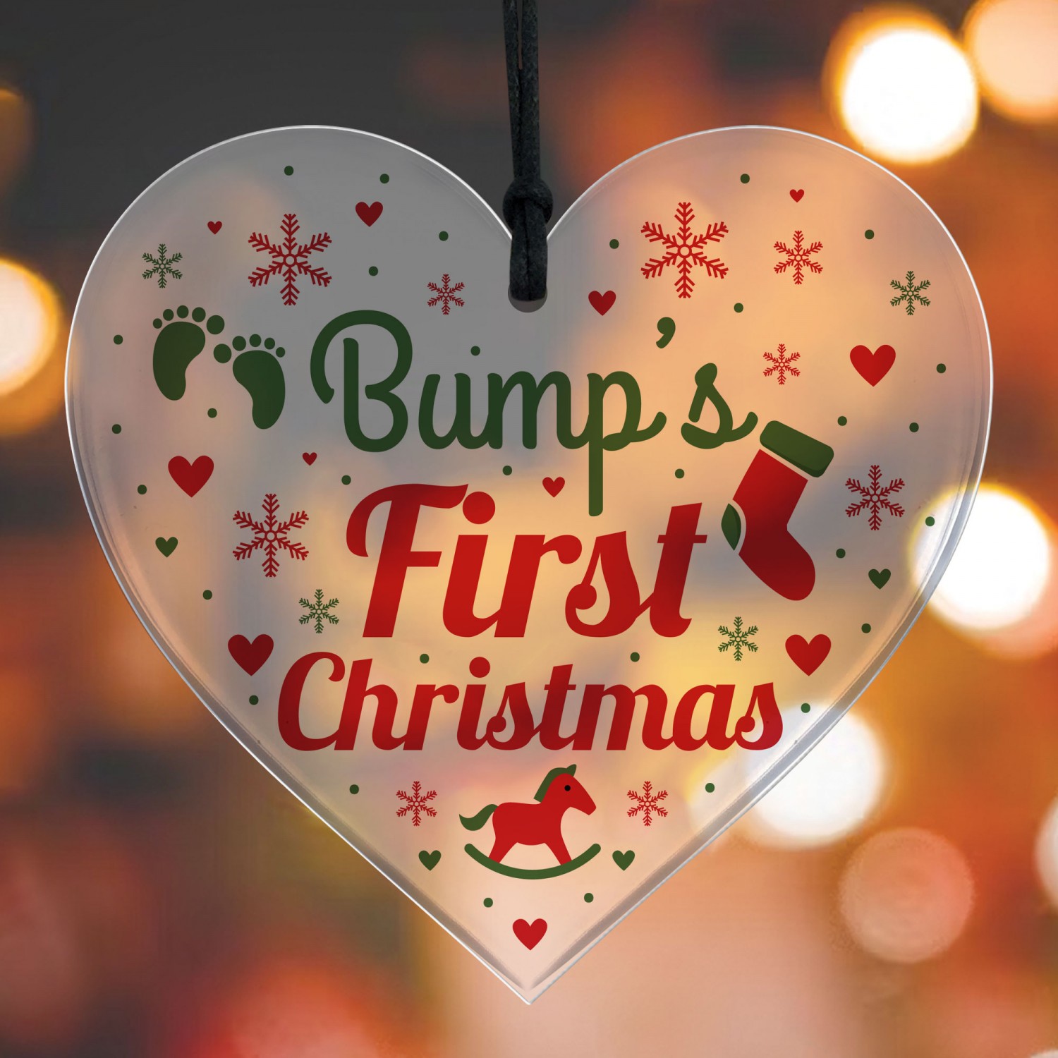 Bumps First Christmas Decoration Hanging Christmas Tree Ornament