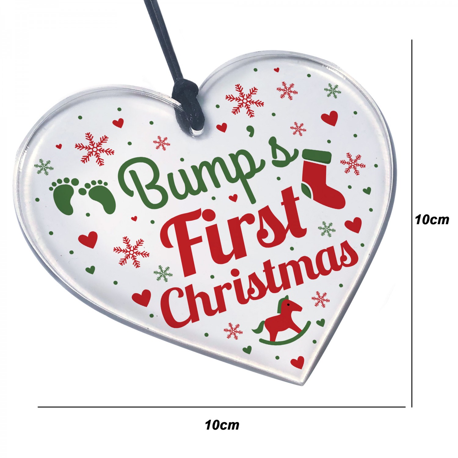 Bumps First Christmas Decoration Hanging Christmas Tree Ornament