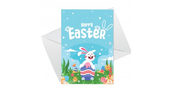 Happy Easter Card For Friends Family Easter Card For Kids