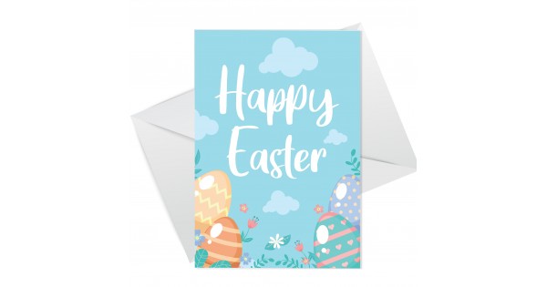 Happy Easter Card For Friends Family Son Daughter Teachers Kids